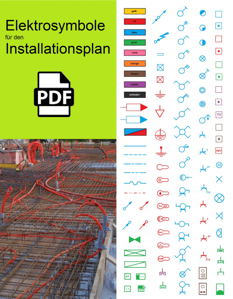 Elektro Symbole, Installationsplan - Elektricks.com